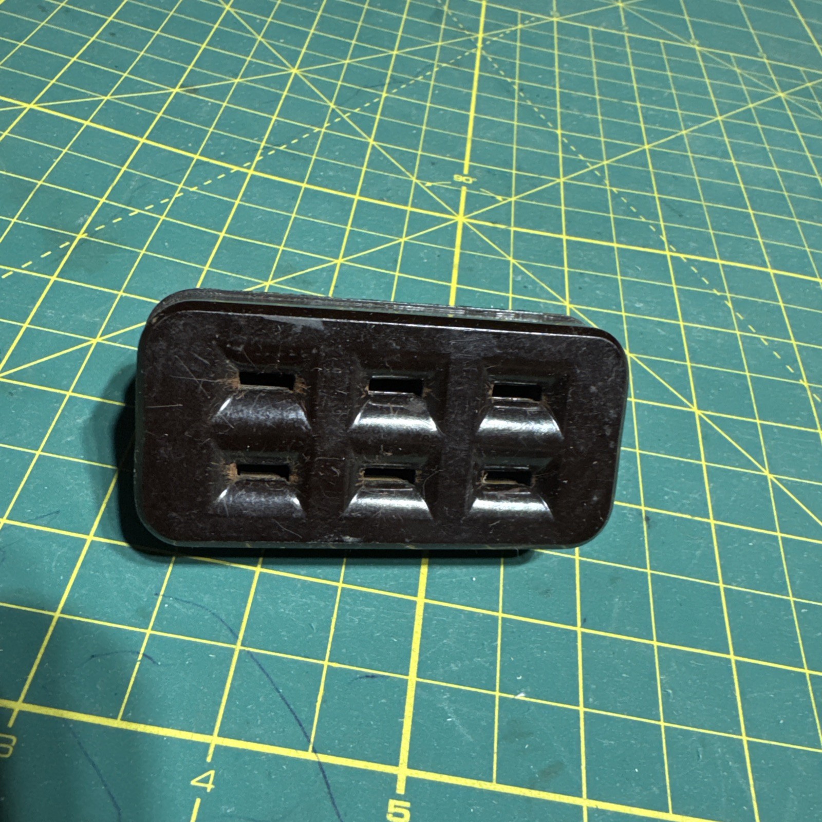 Vintage Snapit bakelite Brown Plug 3 to 1 Triple Outlet Multi Plug ...