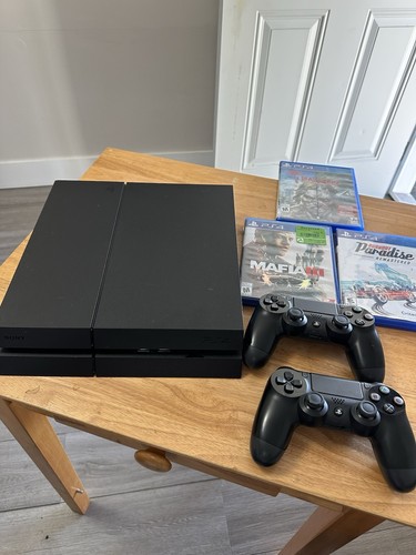 PS4 Console + 2 Controllers + 3 Games – Ready to Play – $200 OBO | eBay