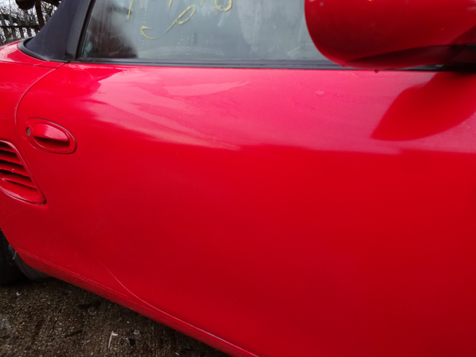 Porsche Boxster 986 Right Hand Door Shell in Guards Red 986 OS Door ...