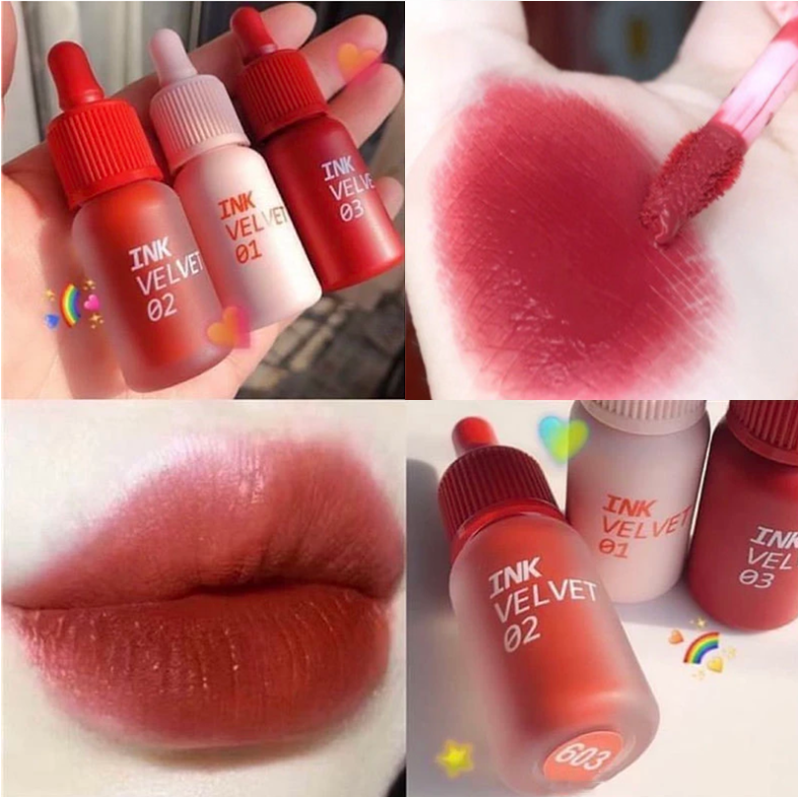 Korean Red Lipstick Moisturizing Solid Lipstick Gloss With Mirror