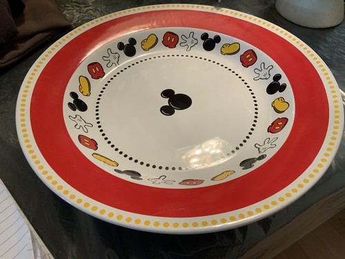 RARE AUTHENTIC ORIGINAL DISNEY PARKS MICKEY MOUSE 13”ROUND PLATTER ...