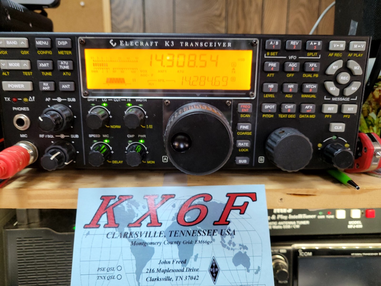 Elecraft K3/100 High Perf 160-6m Transceiver KPA3 2.8 # 7023 100 Watts ...