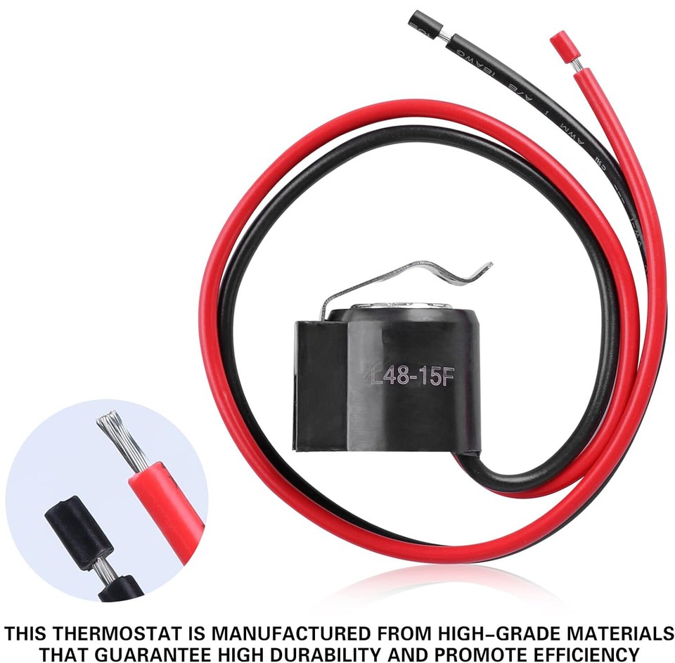 Refrigerator Bi-metal Defrost Thermostat W10225581 for Whirlpool ...