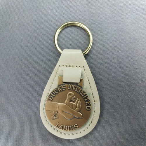 Ducks Unlimited Ladies Duckling Metal Leather FOB DU Keychain | eBay