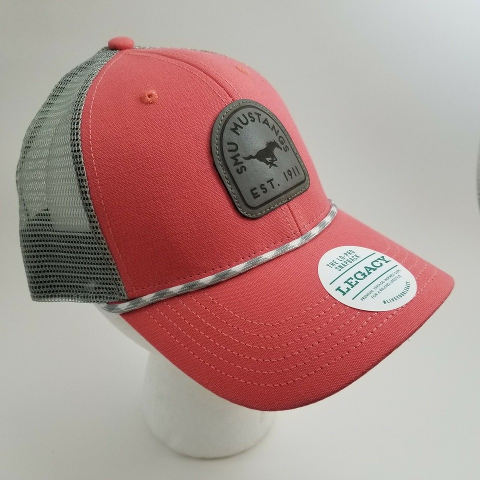 Legacy SMU MUSTANGS SOUTHERN METHODIST Trucker Hat One Size Adjustable ...