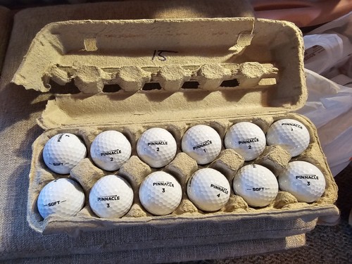 12 Used Pinnacle Soft Golf Balls | eBay