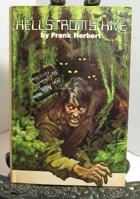 FRANK HERBERT Hellstrom's Hive 1973 w David K Stone Cover Art HBDJ Sci ...