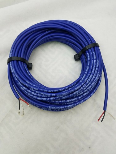 35 FT NEW 2 Cond 22 AWG Gauge Stranded with drain wire STP Plenum Cable ...