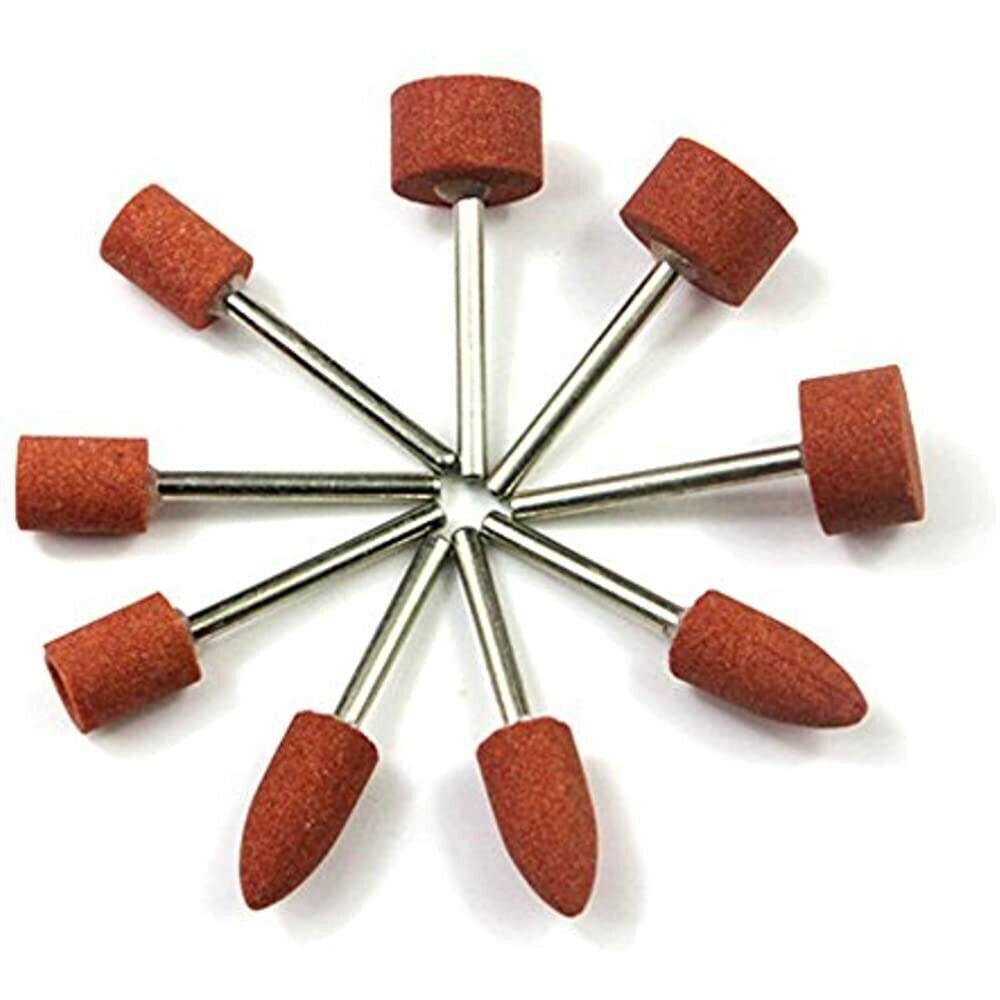 9pcs Abrasive Mounted Stone For Dremel Rotary Tools Grinding Wheel Head ...
