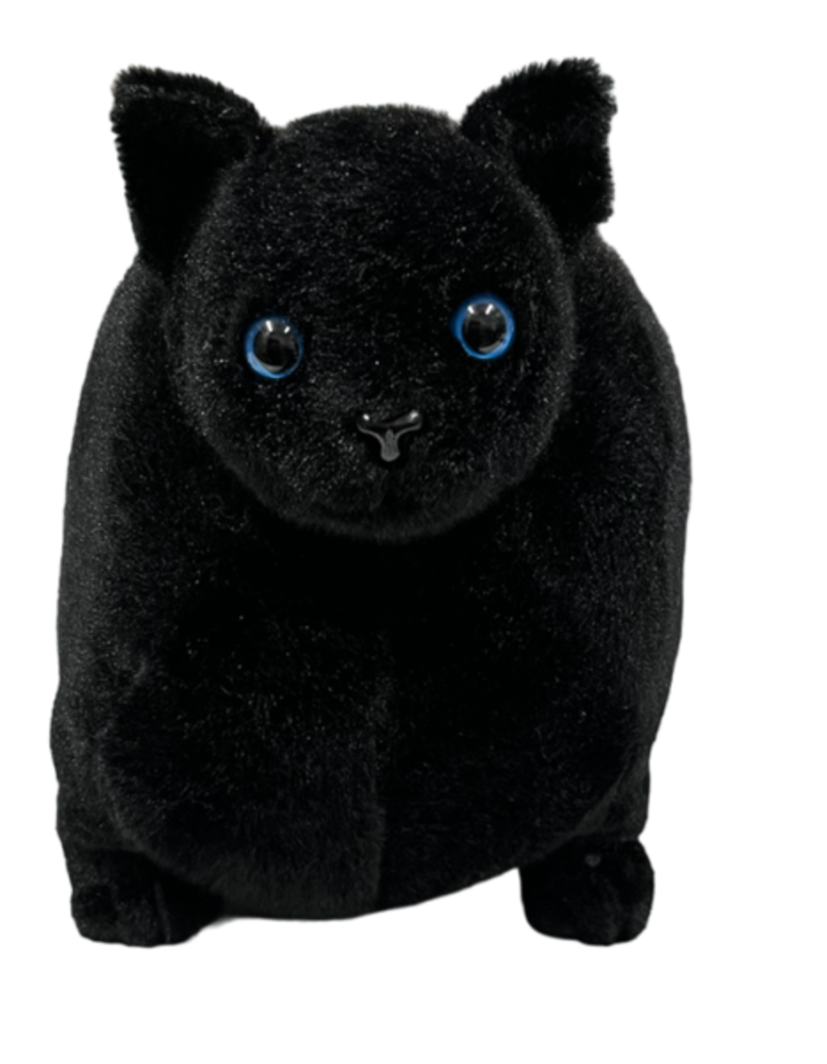Fatty Zoo Black Cat Stuffed Doll Plush Toy Kawaii 14" (35cm) Japan | eBay