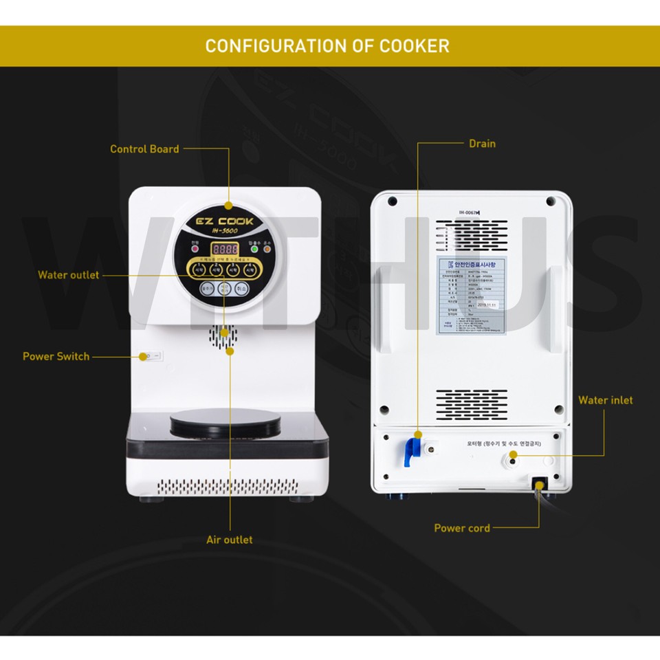 EZ COOK IH5600 Easy Cook Ramen Cooker Motor Type/General Type "220V ...