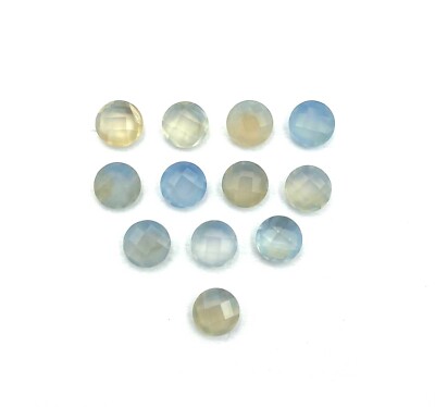 Natural Chalcedony Round Cut Loose Gemstone Lot 12 Pcs 6 MM 8 CT | eBay