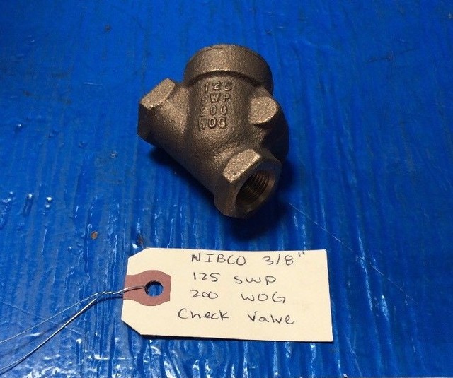 1" NIBCO Brass Flapper Valve 125 SWP 200 WOG for sale online | eBay