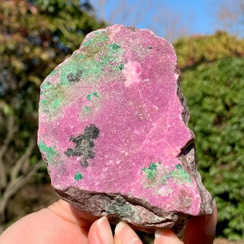 321G Natural Pink Cobaltocalcite Malachite Quartz Crystal Mineral ...