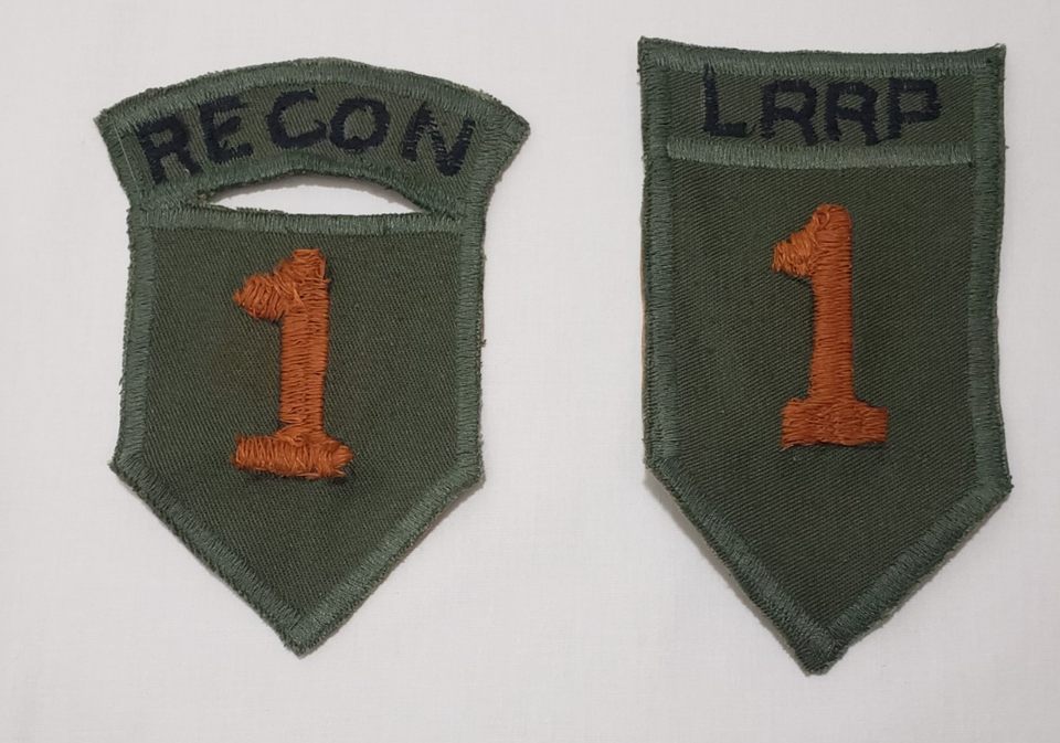 Vietnam US Army 1st Infantry Div RECON and LRRP Patches | eBay