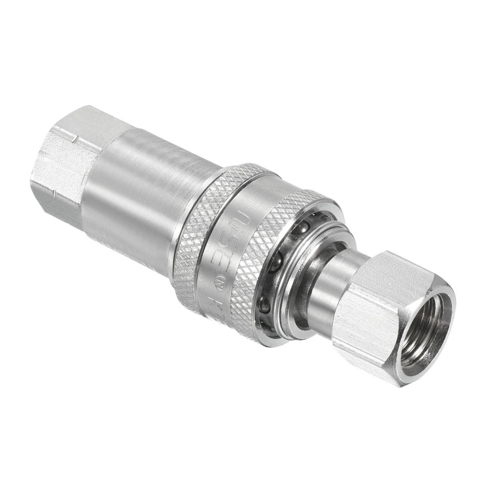 1 Set Hydraulic Quick Connect Coupler M14x1.5mm Female Thread Pipe ...