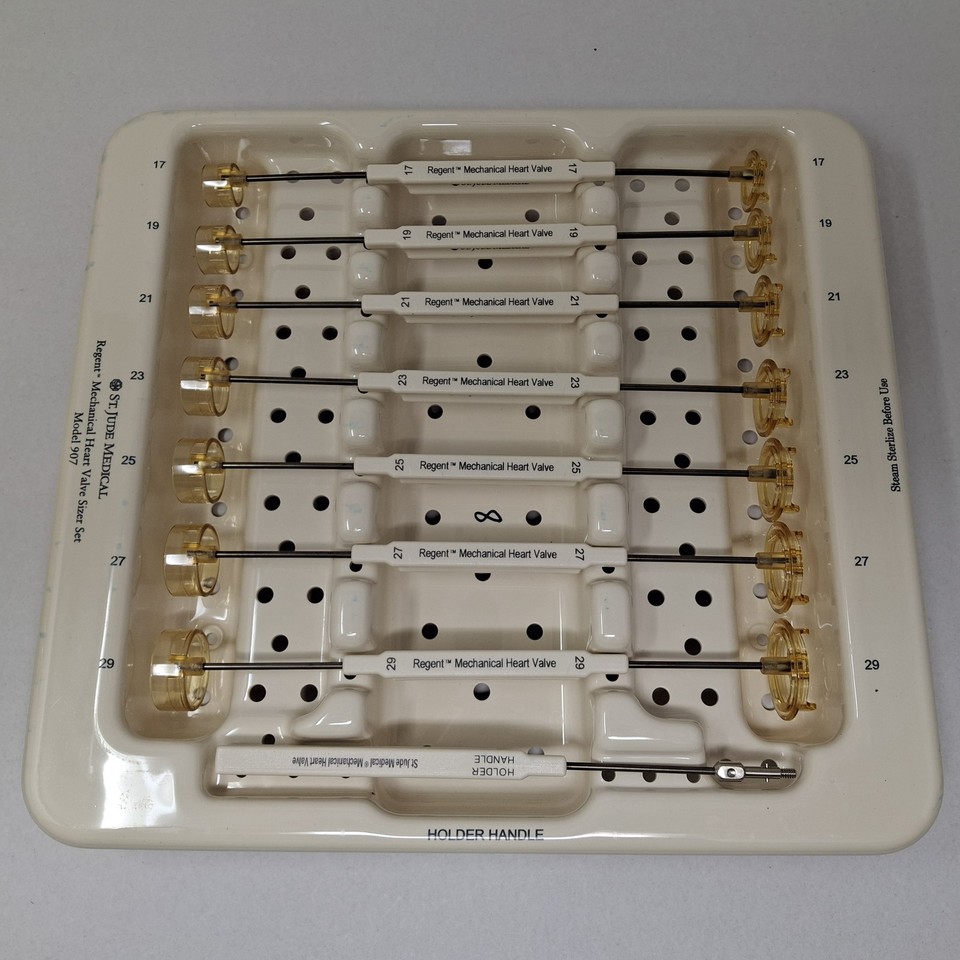 St. Jude Medical, Inc. 907 Regent Mechanical Heart Valve Sizer Set | eBay