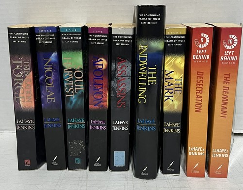 LEFT BEHIND Series LaHaye Jenkins Lot of 9 Books 8 Paperback One Hard ...