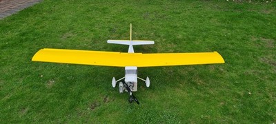 Vintage Large Scale RC Aeroplane MDS 40 Nitro Engine RC Plane Trainer ...