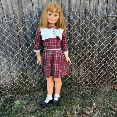 Daddy’s Girl 1961 Doll G 42-1 Play Pal Preteen Plaid Dress Realistic | eBay