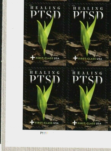 HEALING PTSD US# B7 POST TRAUMATIC STRESS SEMIPOSTAL FOREVER STAMP PN ...
