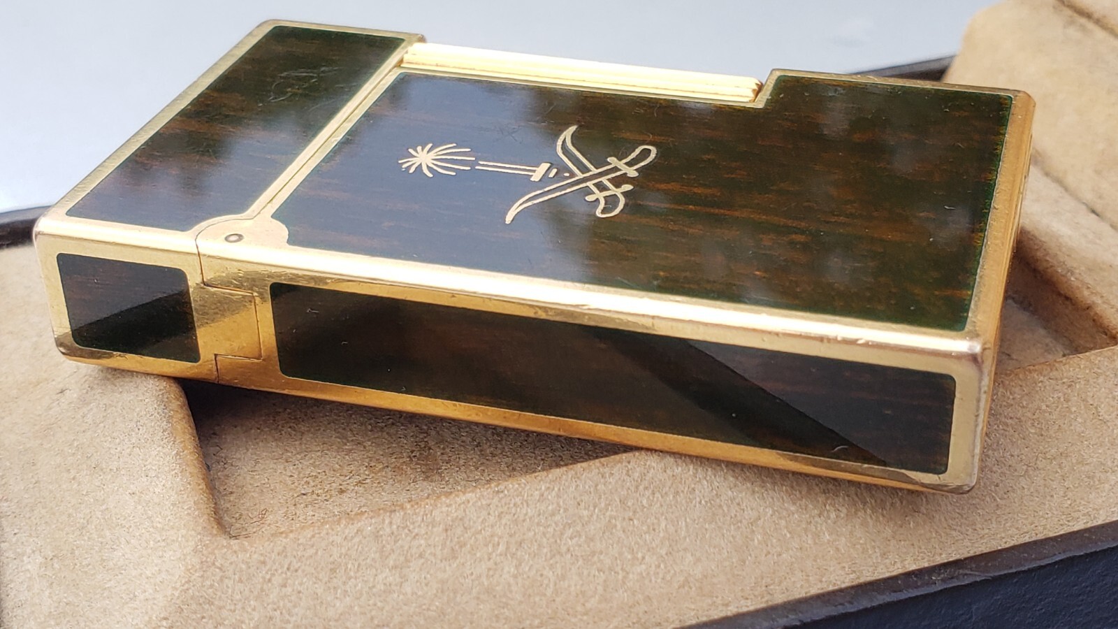 ST DUPONT BROWN LAQUER KSA SAUDI ARABIA LIGHTER | eBay