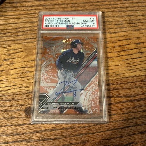 2017 Freddie Freeman High Tek Auto 24/25 | eBay