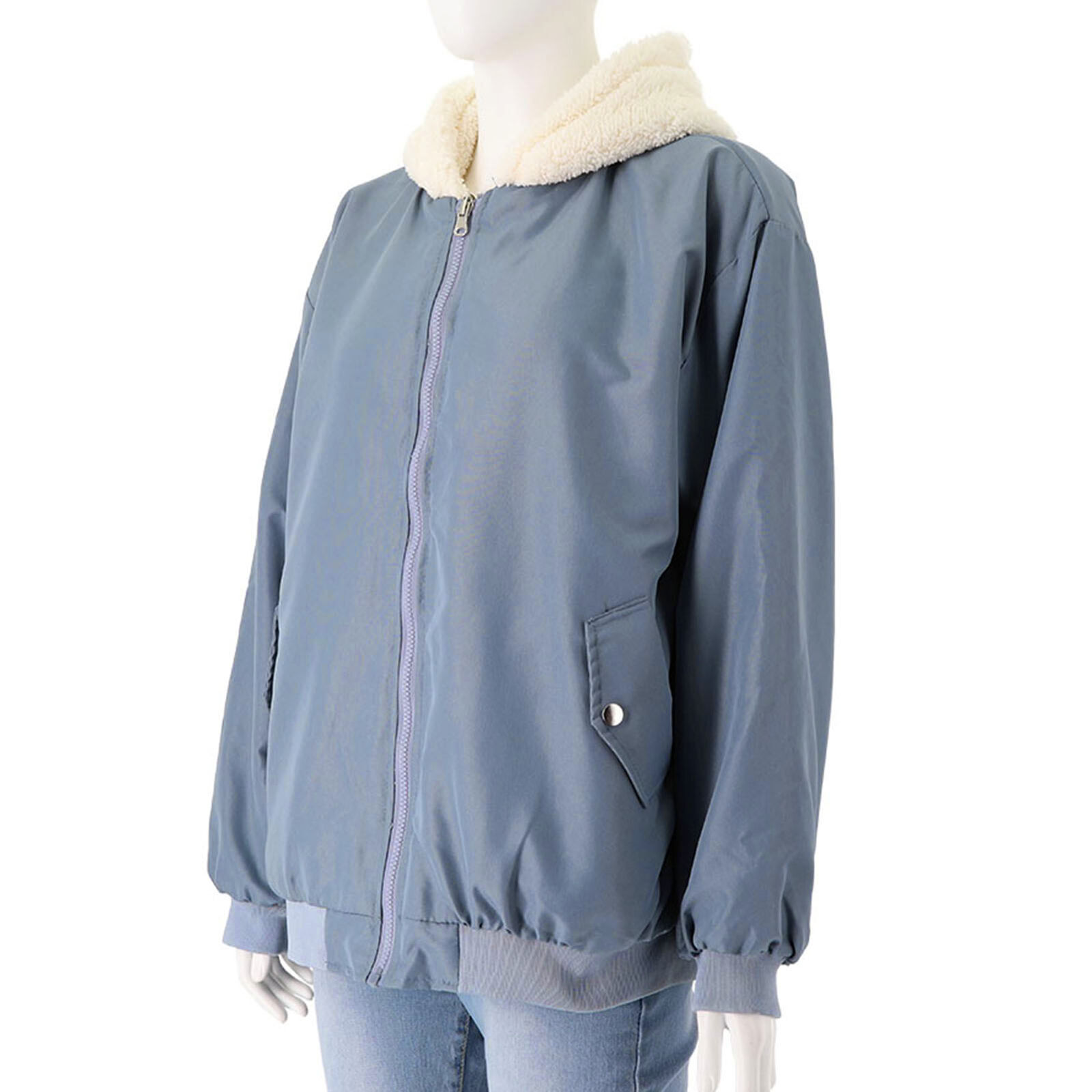 Lady Coat Women Coat Coat Windproof Jacket with Elastic Cuffs Zipper ...