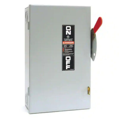 TG3223 100A, 240V, 2P3W, Fusible Safety Switch, Nema 1, NEW INVENTORY ...