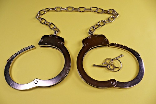 Chinese Leg irons/Oversize handcuffs with carrying bag 04CHLCO | eBay
