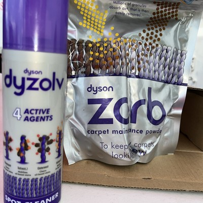 Dyson Zorb Carpet Maintenance Powder Cleaner 26.5 oz & SPOT CLEANER ...