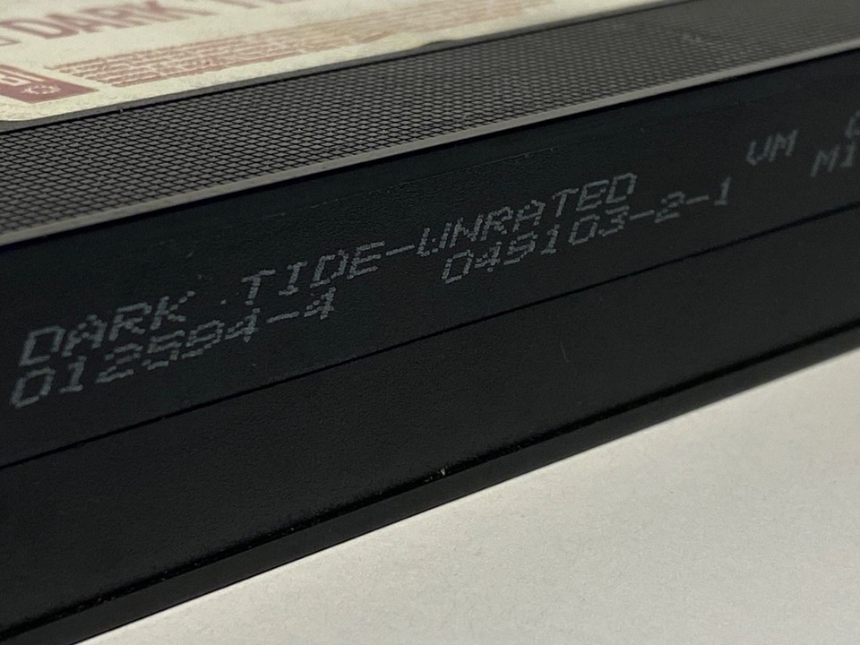 Dark Tide 1994 Brigitte Bako Erotic Thriller Snake Horror VIDMARK VHS Unrated | eBay