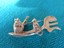 VINTAGE BREAKELL 14K GOLD THOMAS OWL & PUSSYCAT IN BOAT BROOCH SIGNED ...