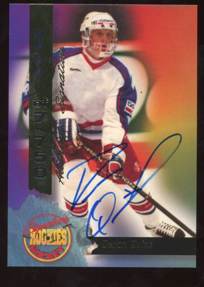 Deron Quint 1994 Signature Rookies Auto #26 Serial #d 7750 | eBay