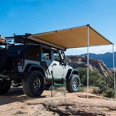 Car Side Awning Tuareg 5' X 8' Beige Camping Overland New | eBay