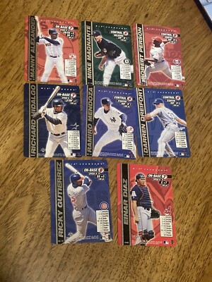 8-card Lot MLB Showdown 2000 Baseball Trading Card Game Tcg Wizards Of ...