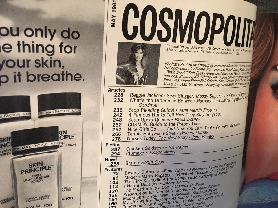 Vintage Cosmopolitan Magazine May 1981 | eBay