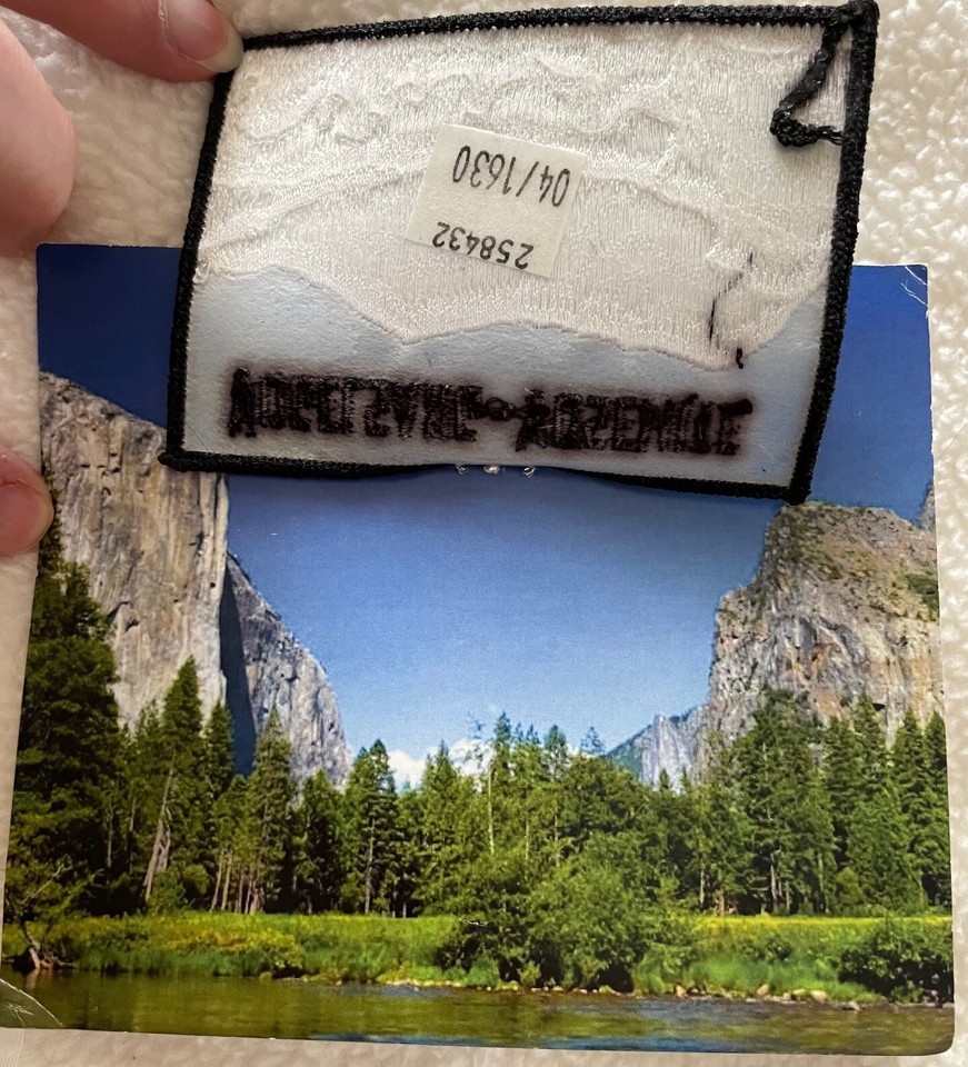 Vtg Souvenir Yosemite National Park Patch, Vogelsang, sew-on, 2.5"x3.5" | eBay