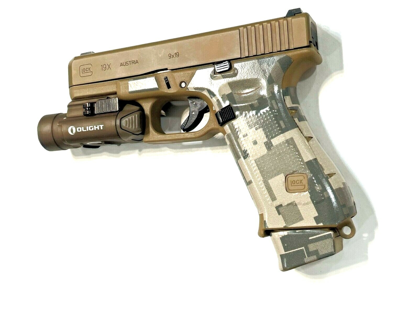 HANDLEITGRIPS Digital ARMY Desert Camo Vinyl Gun Grip Wrap for Glock 22 ...