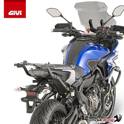 Rear rack Givi top cases Monokey Monolock Yamaha MT07 Tracer 2016-2019 ...