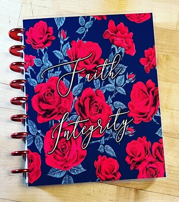 Flower "Faith Integrity" Cover Set for use with Classic Happy Planner ...