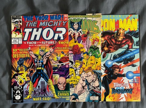 Marvel Comics Vintage 90s Invincible Iron Man #6, Guardians Of The ...