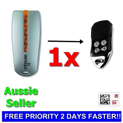 Mhouse/MyHouse Door Gate Remote Control Compatible TX4 TX3 GTX4 433 ...