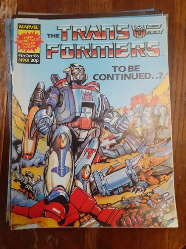 Transformers Marvel UK issue number 81 4th October 1986 | eBay