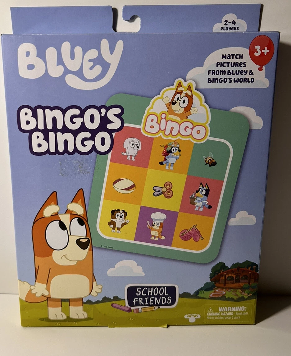 Pin the Tail Bingo, Pin the Icecream, Bluey Party, Bluey Theme, Bluey ...