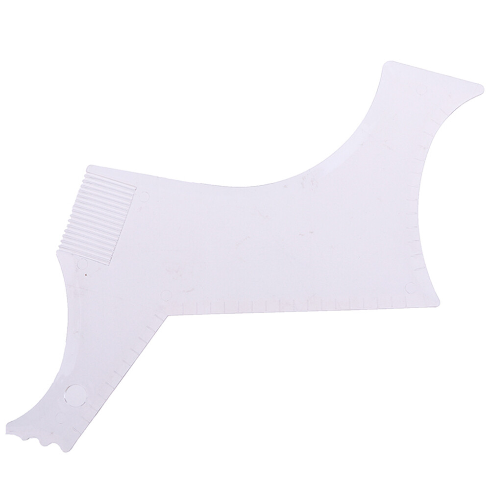 Men's Beard Combs Shaping Styling Template Comb Transparent for Hair ...