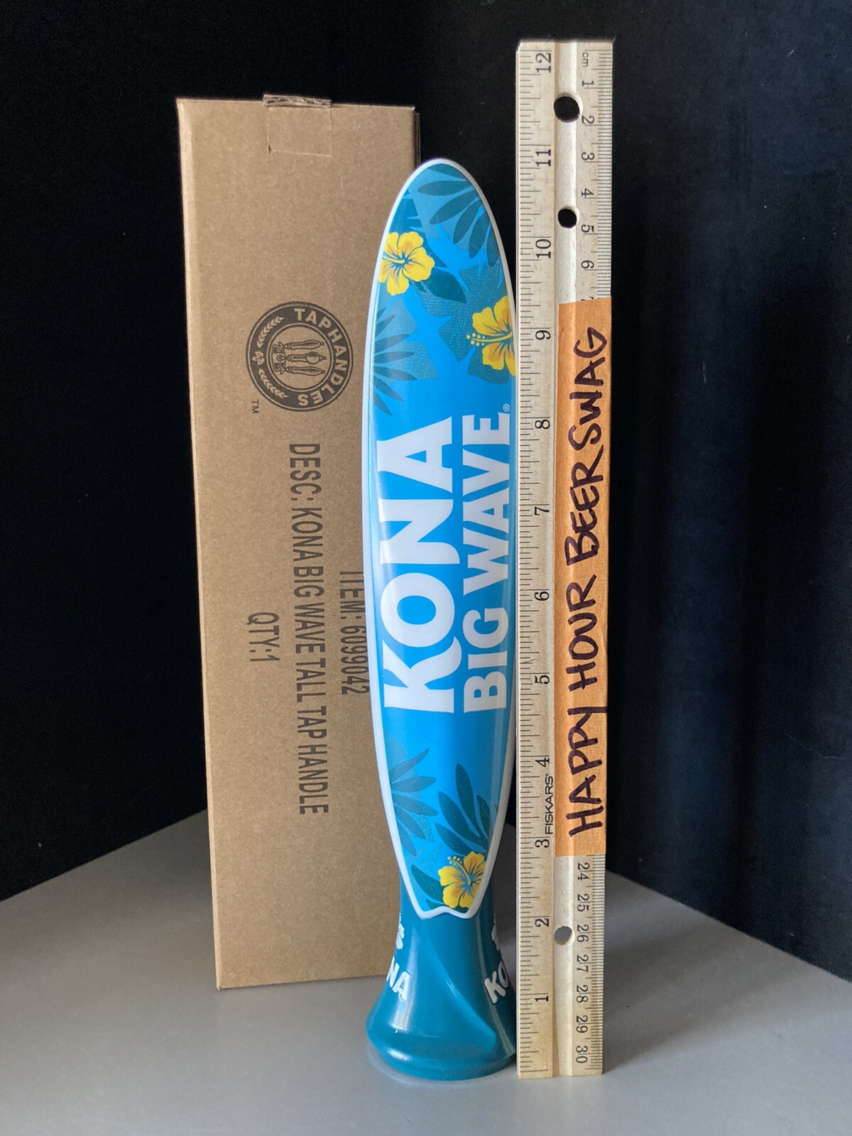 New Kona Big Wave Surfboard Hawaii Tall Beer Tap Handle For Kegerator ...