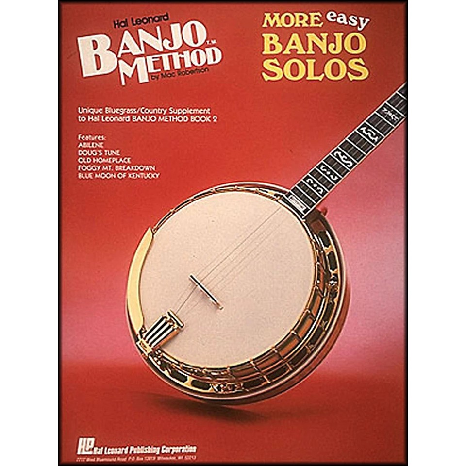Hal Leonard Hal Leonard Banjo Method More Banjo Solos | eBay