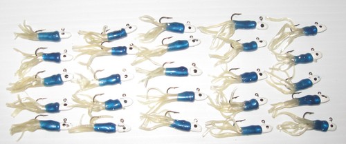 1 1/2" Deluxe Crappie Tube Jigs 1/16 oz RIGGED 25 PIECES | eBay