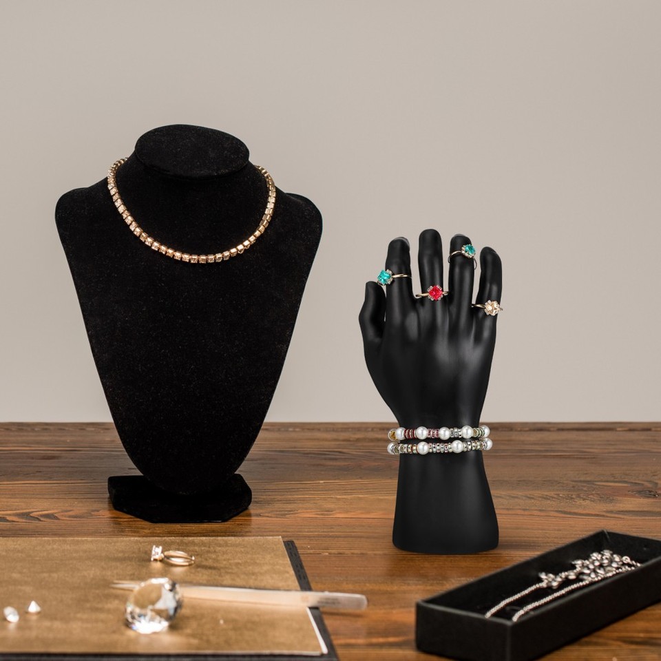 Gloves and Rings Display Holder Hand Mannequin Jewelry Stand | eBay UK